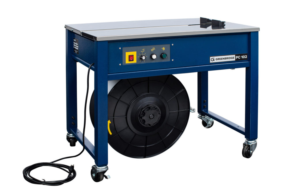 PC101 + PC102 Semi-Automatic Tabletop Strappers - Greenbridge