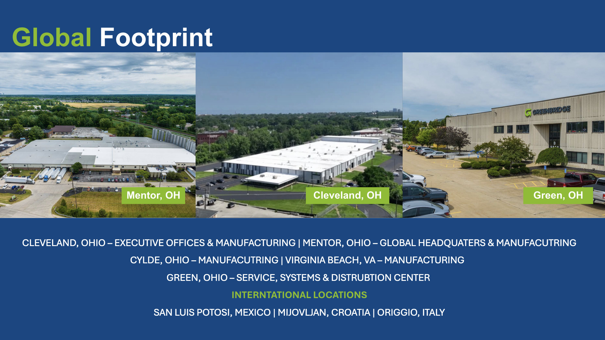 One Greenbridge: A Global Network of Expertise and Innovation - Greenbridge